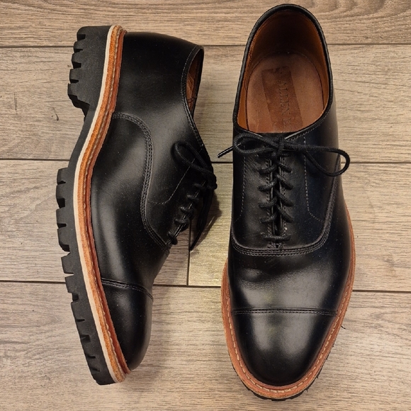 Allen Edmonds | Shoes | Allen Edmonds Park Avenue Black Leather Lug ...
